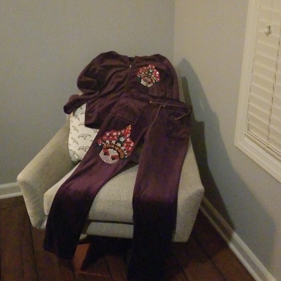 boutique | Pants & Jumpsuits | Bling Sweat Suit Set | Poshmark